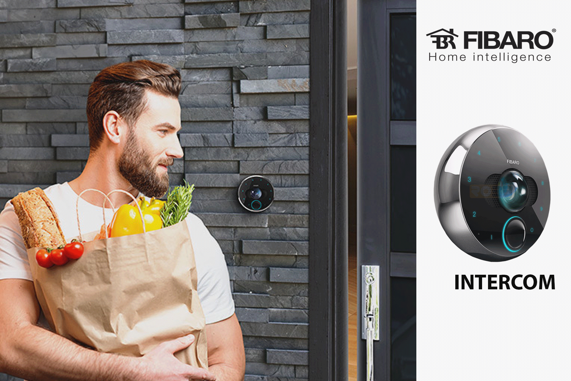 اینترکام خانه هوشمند - Fibaro لهستان - ساختمان هوشمند سدانا